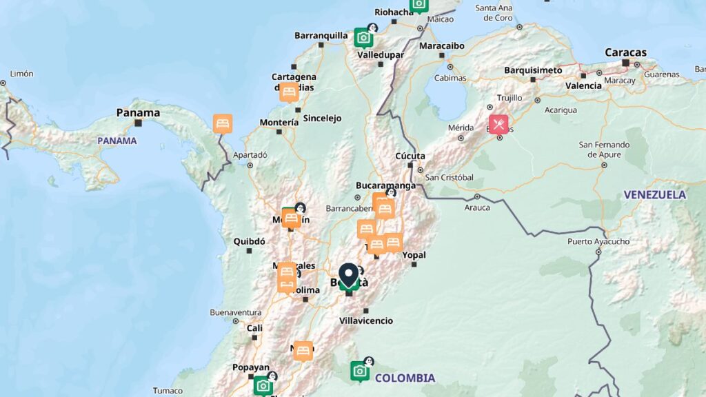 Mappa della Colombia: cosa fare e cosa vedere, cartina, turismo